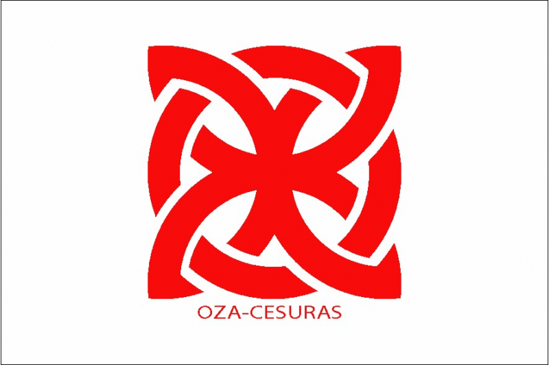 Comprar bandera municipal de Oza-Cesuras